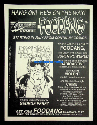 Foodang Continum Comics 1994 Trade Print Magazine Ad Poster ADVERT | eBay