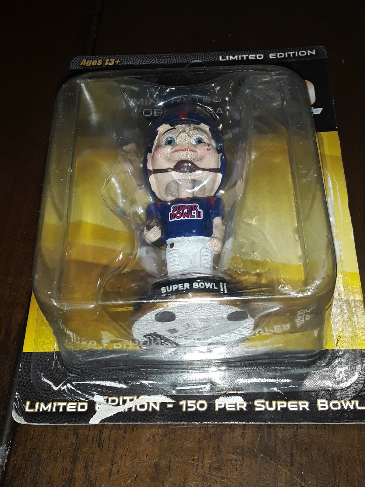 Lot of 4 NFL Mini Retro Bobbleheads Super Bowl (Limited Ed) Only 150 ...