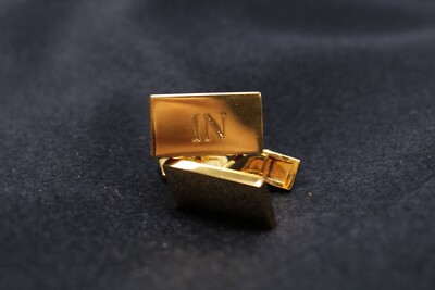 Deumer Germany Formal Cufflinks “IN” Gold Plated Sterling Silver 925 ...