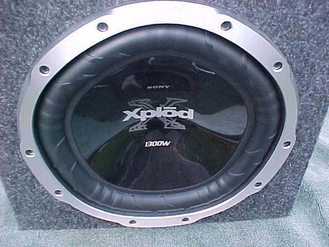 SONY XPLODE 1300 W Explode Cased Speaker XPLOD Excellent Pre Owned ...