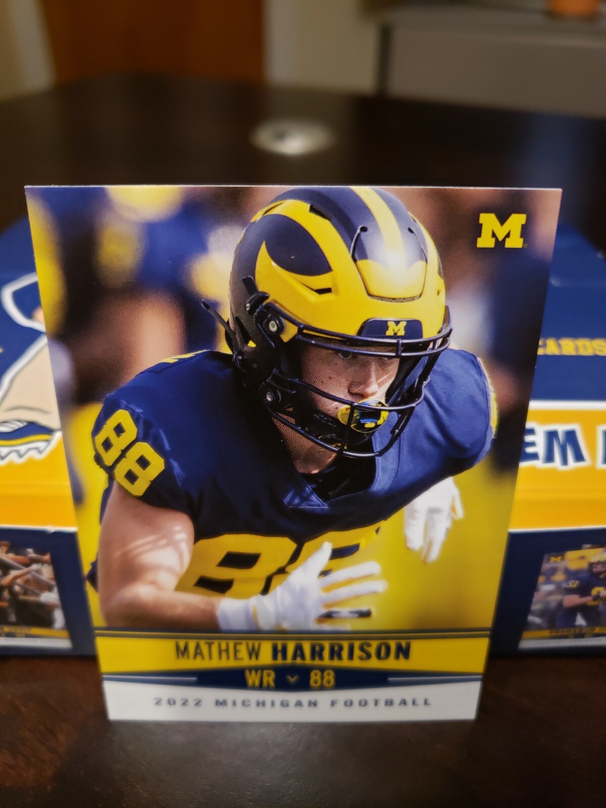 2022 Michigan Football Card - Mathew Harrison - Officially Licensed ...