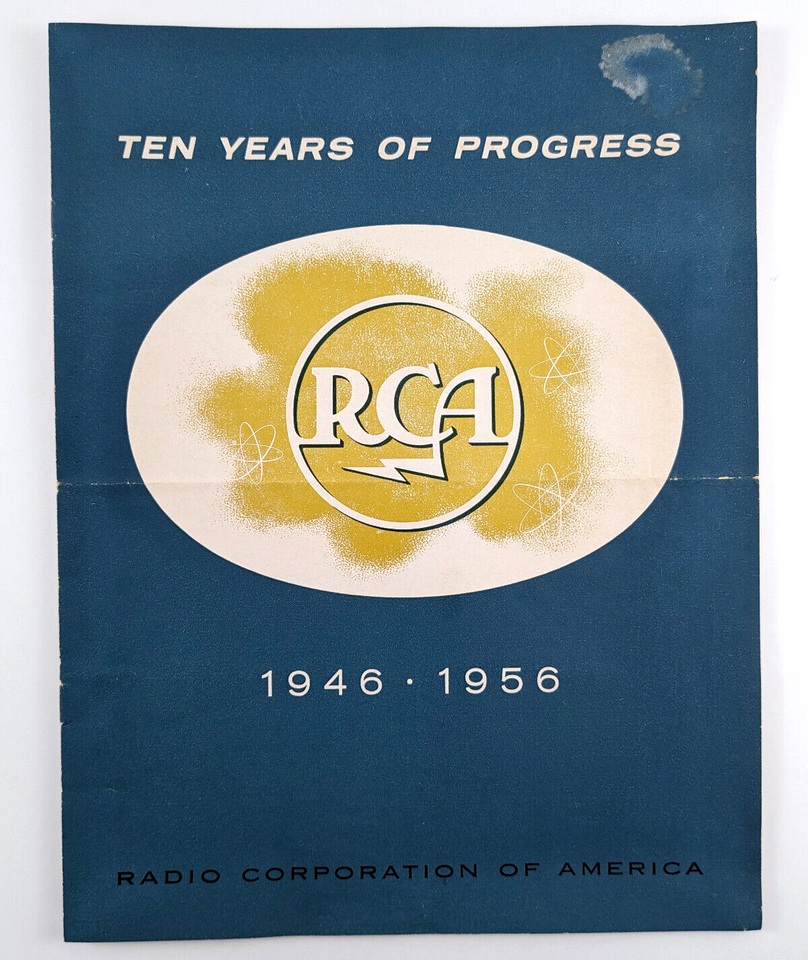Vintage RCA Brochure And Employee Handbook Lot 1950s | eBay
