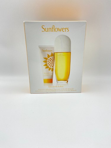 Elizabeth Arden Sunflowers Perfumed Body Lotion 3.3oz & Eau De Toilette ...