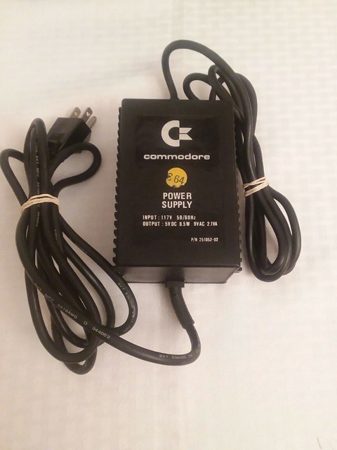 Vintage Commodore 64 Power Supply 5vdc & 9vac for sale online | eBay