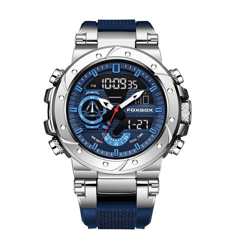 Luxury Men's Watch Quartz Diver Sport Digital Luminous 50m Waterproof ...