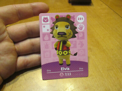 ELVIS # 231 Welcome To Animal Crossing New Leaf Horizons AMIIBO Card ...
