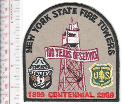Smokey the Bear USFS New York State Fire Towers Lookout 100 Years ...