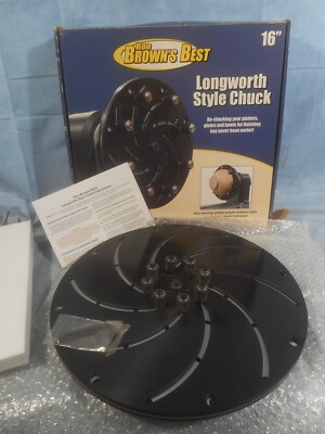 Ron Brown's Best 16" Longworth Style Chuck. For platers, plates and ...