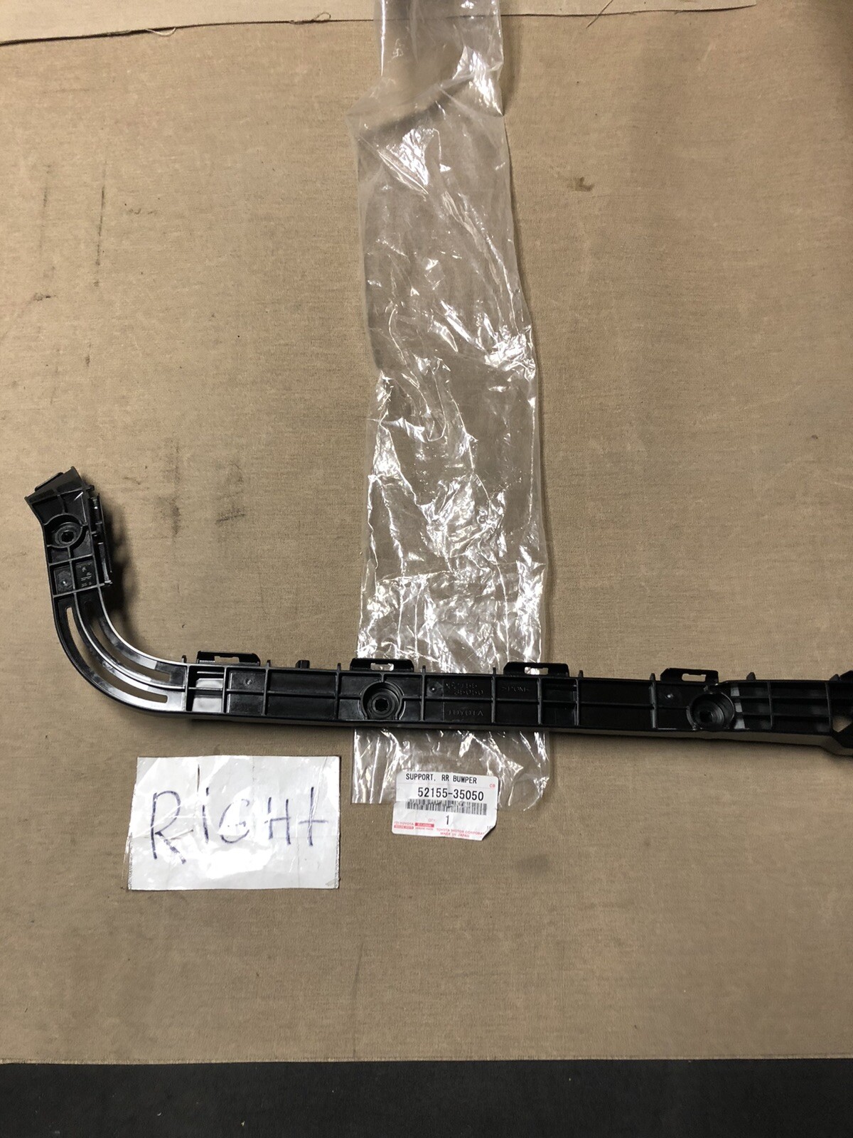 2010-2021 Toyota 4Runner 52155-35050 Rear Bumper BRACKET PASSENGER SIDE ...