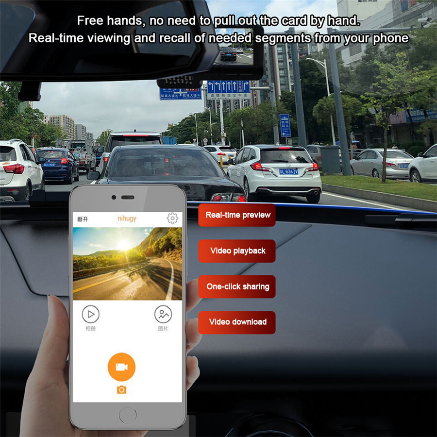 1080P HD Dash Cam Car DVR Camera Driving Video Recorder 170° Wide Angle ...