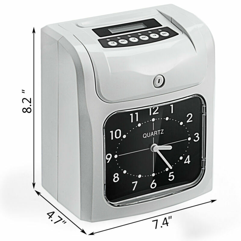 Employee Time Attendance Time Clock Electronic Recorder Bundy Timecards ...