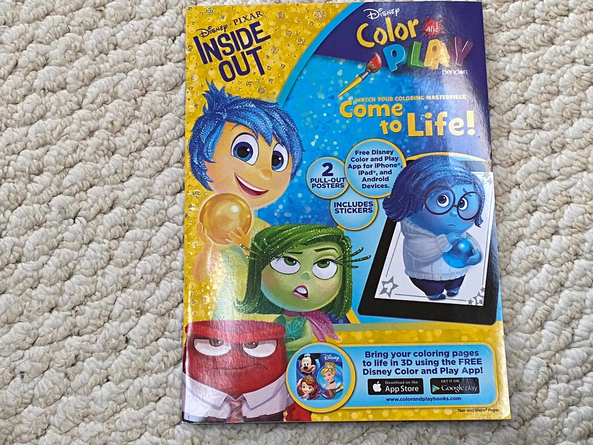 Inside Out Cartoon Coloring Pages