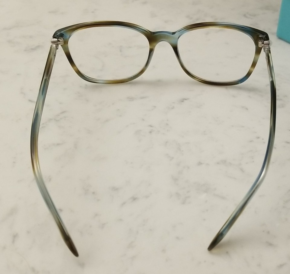New TIFFANY & CO. TF2109-HB 8124 51-17-140 Blue Tortoise Eyeglasses w ...
