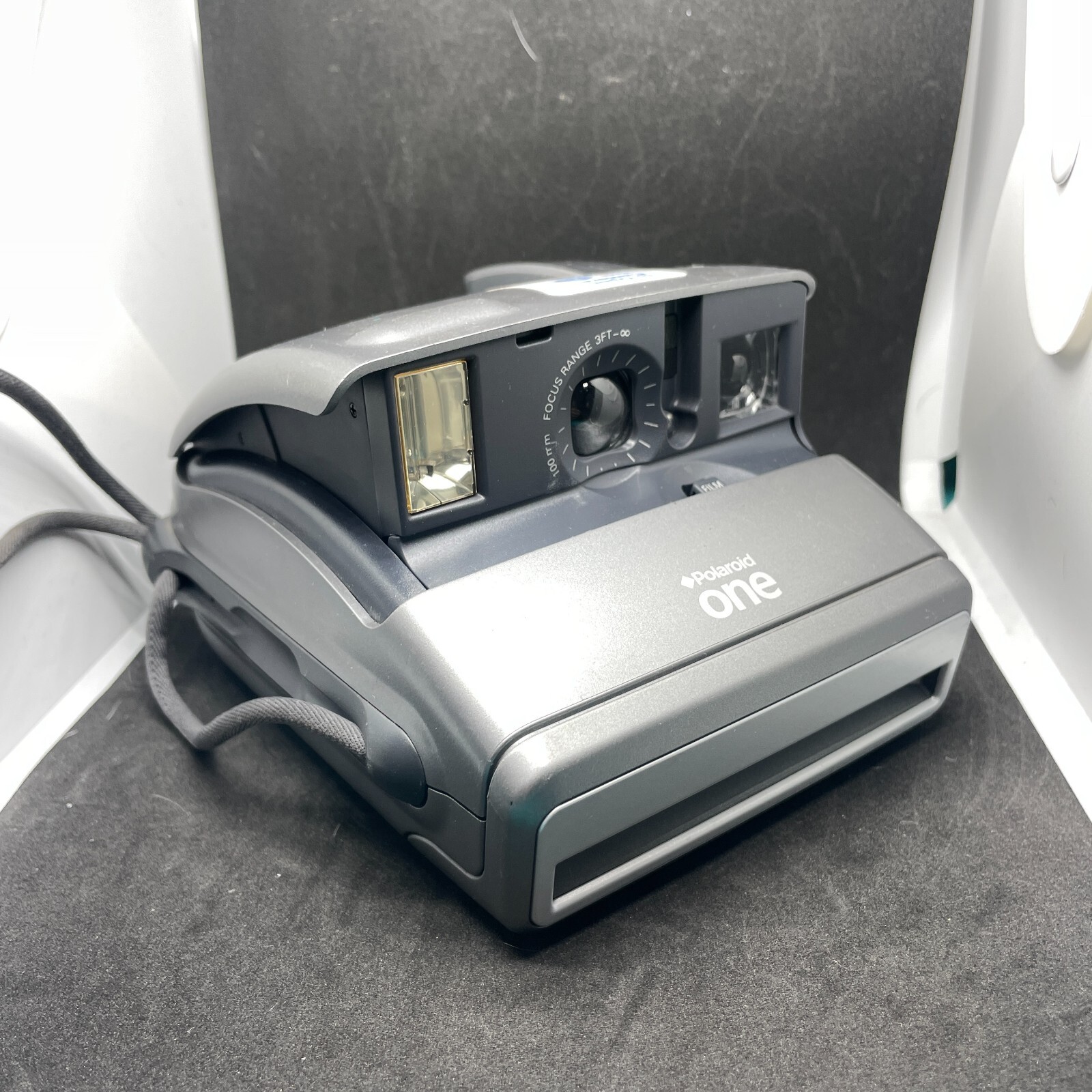 Polaroid One Silver Grey Collapsible 600 Film Vintage Instant Camera | eBay