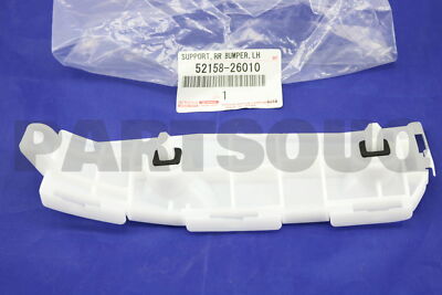 5215826010 Genuine Toyota SUPPORT, REAR BUMPER SIDE, NO.2 LH 52158 ...