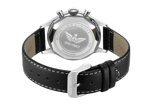 Classics Aviation 1963 Pilot Watch Quartz Chronograph Panda Luminous ...