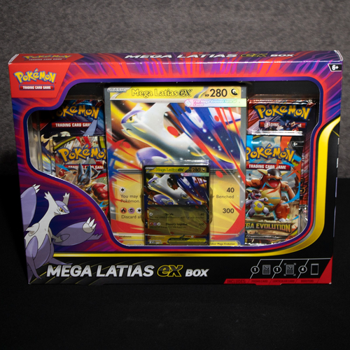 Pokémon TCG: Mega Evolution: Mega Latias ex Collection Box New Sealed ...