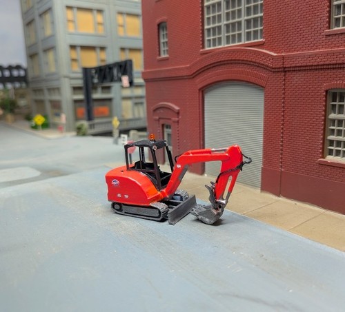1/87 HO Scale Custom Built Doosan Mini Excavator, 3D Printed Model. | eBay