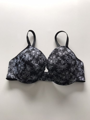 Pep&Co Black Underwired Padded Pre-loved Bra Size 38D | eBay UK