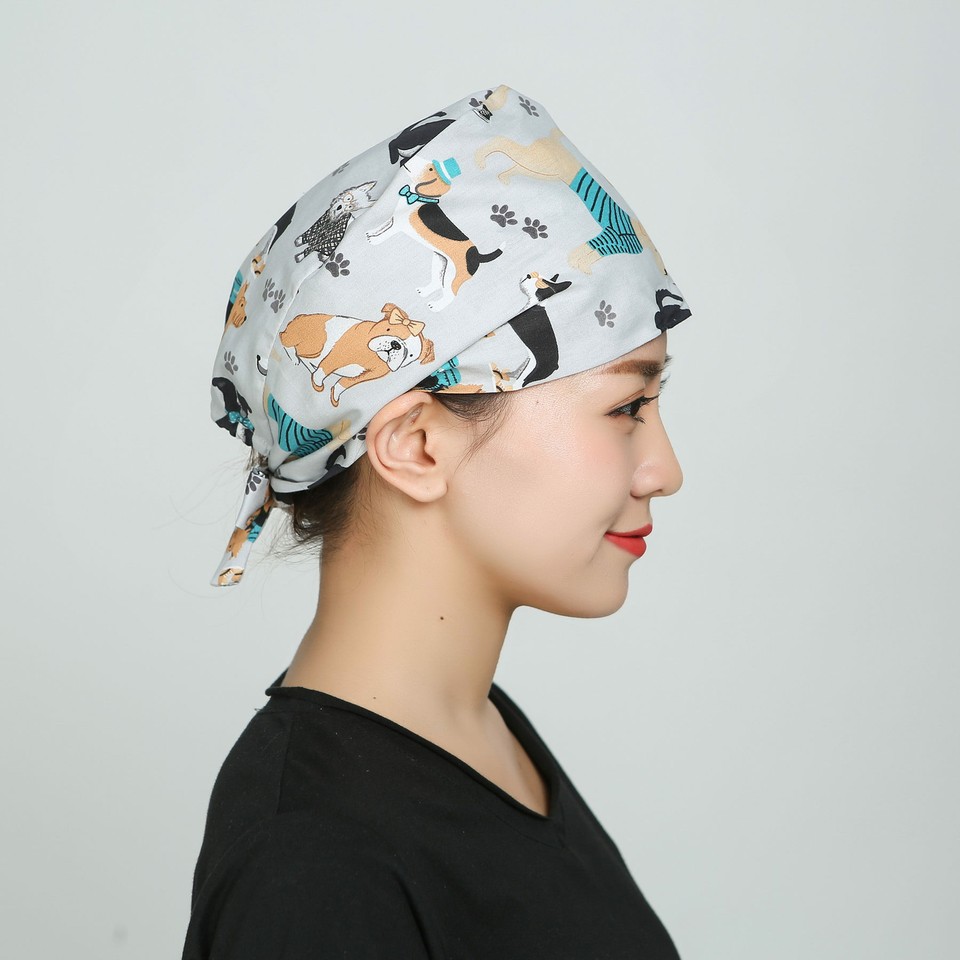 Clinic Medical Hat Doctor Surgical Print Women and Man Working Cap ...