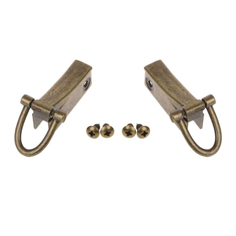 2 Side Metal Clip Hardware Clasp Accessory for Purse Making Handbag ...