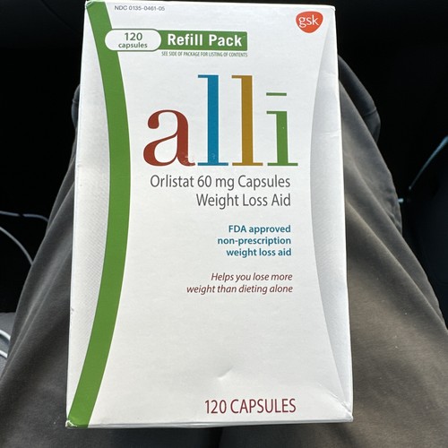 Orlistat 60mg Weight Loss Pills - Refill Pack (120 Count) Exp:07/2024 ...