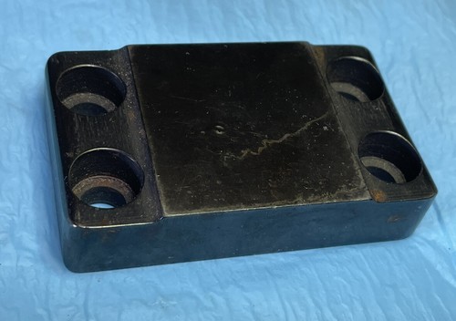 Heavy Duty End Cover Plate 85mm x 50mm x 9mm Thick M10 holes 25mm ...