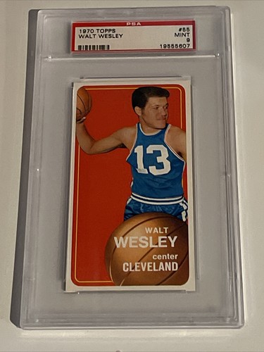 1970 Topps basketball #55 Walt Wesley PSA 9-MINT | eBay