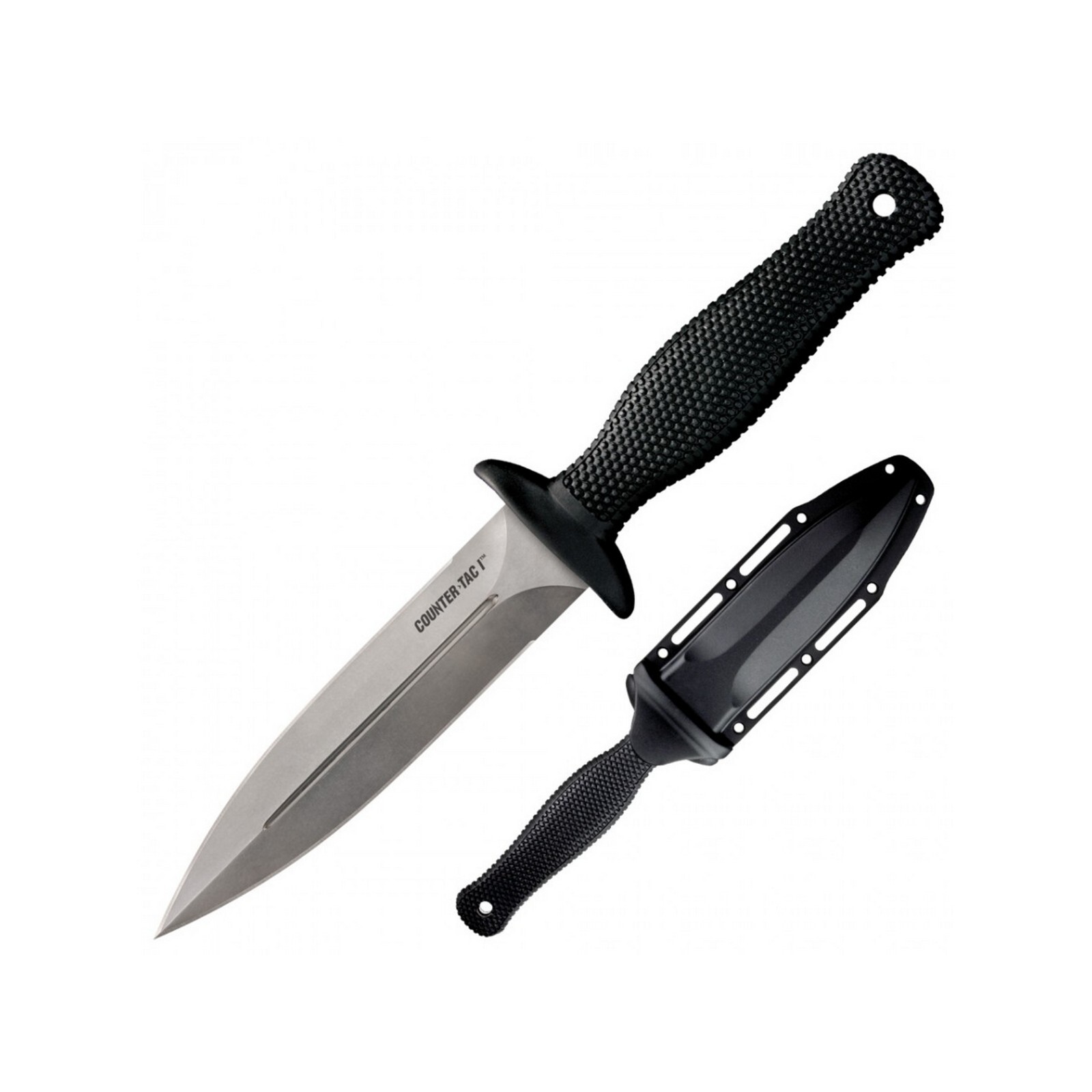Cold Steel CS-10BCTL Counter TAC I 5" Fixed Plain Spear Point Stone ...