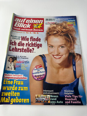 Auf einen Blick Fernseh TV Zeitschrift Nr. 23 02.06.1999 Rhea Harder ...