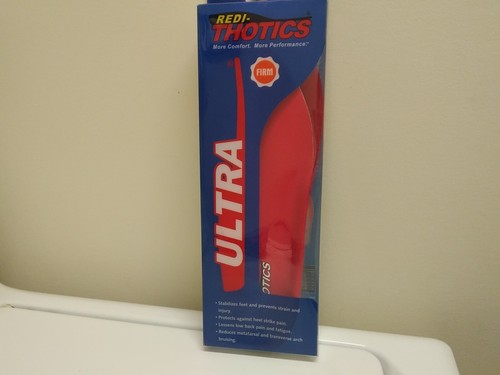 Redi-Thotics Ultra Orthotic Insoles Size E Men 10-10 1/2 Women 11-11 1/2 | eBay