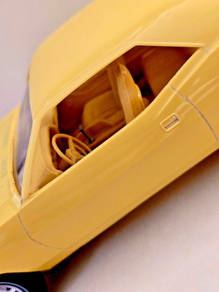 1970 Plymouth HEMI Cuda Lemon Twist Yellow MPC Dealer Promo Model Car ...