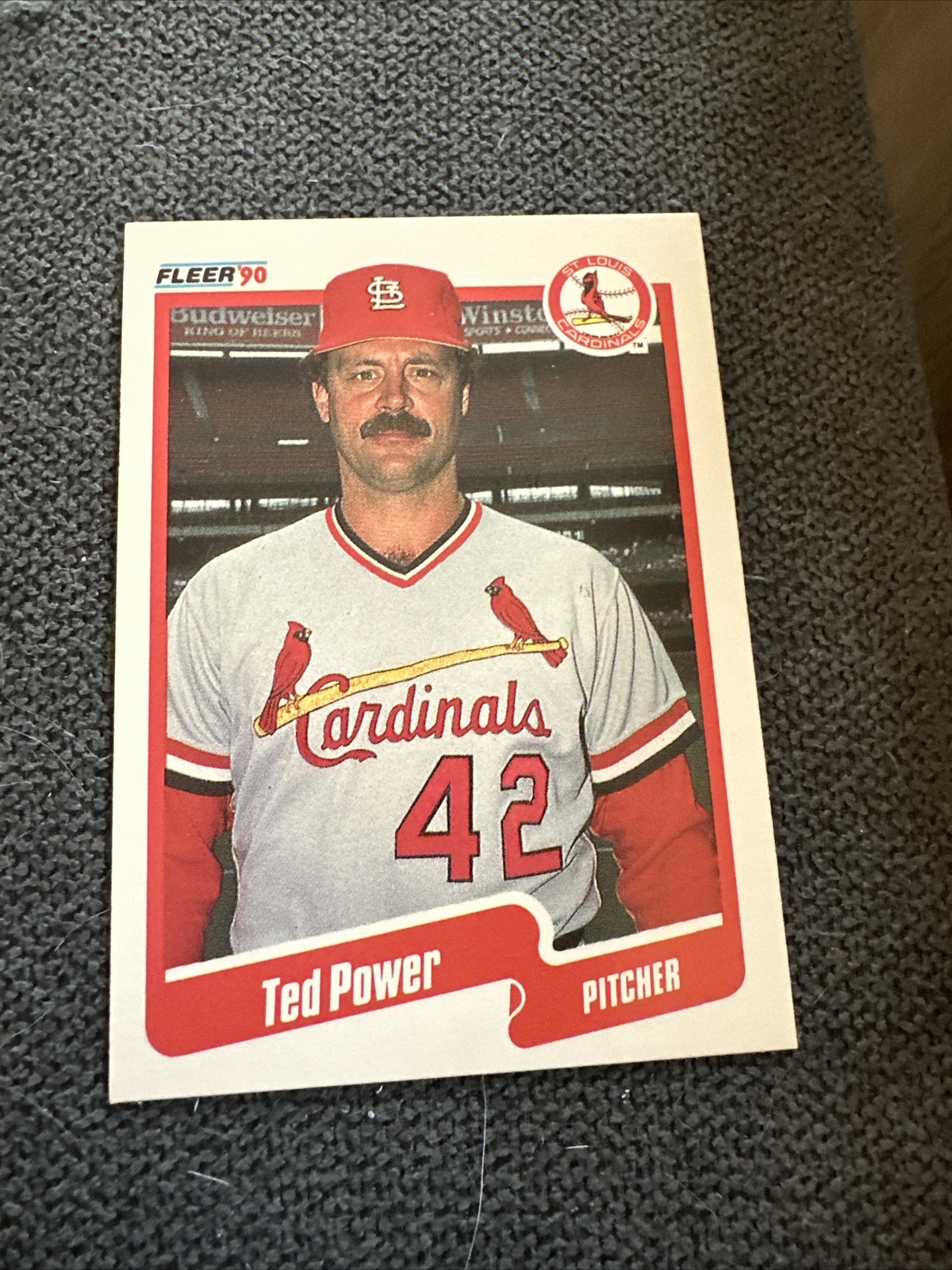 1990 Fleer Baseball Card Ted Power St. Louis Cardinals #258 | eBay