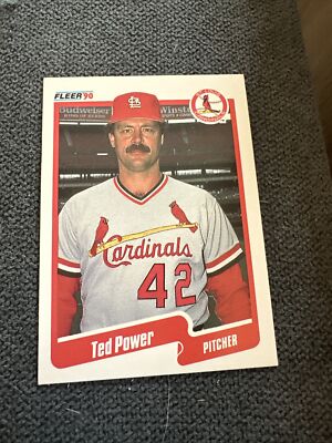 1990 Fleer Baseball Card Ted Power St. Louis Cardinals #258 | eBay