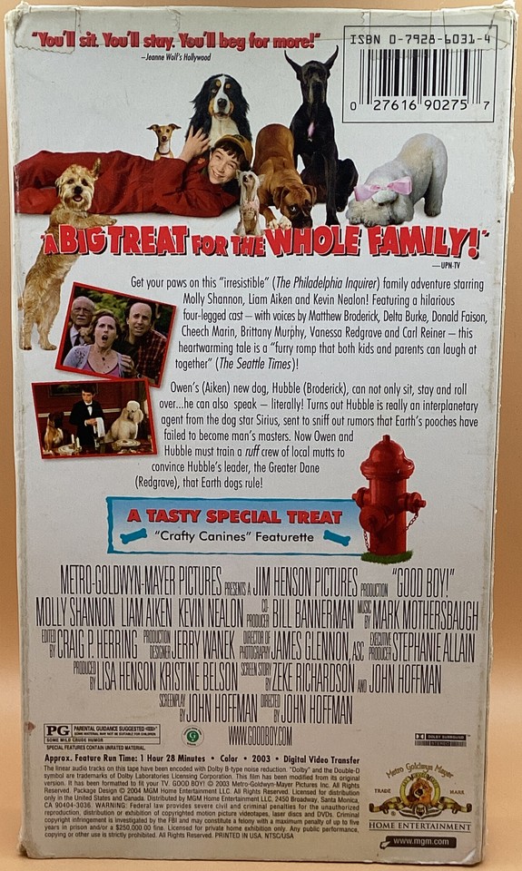 Good Boy! VHS 2004 **Buy 2 Get 1 Free** 27616902757| eBay