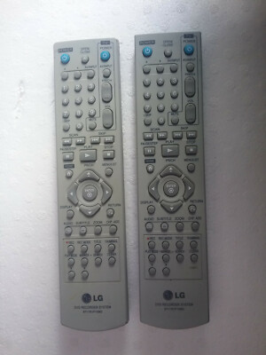 6711R1P109Q, Genuine Original LG DVD RECORDER SYSTEM Remote Control ...