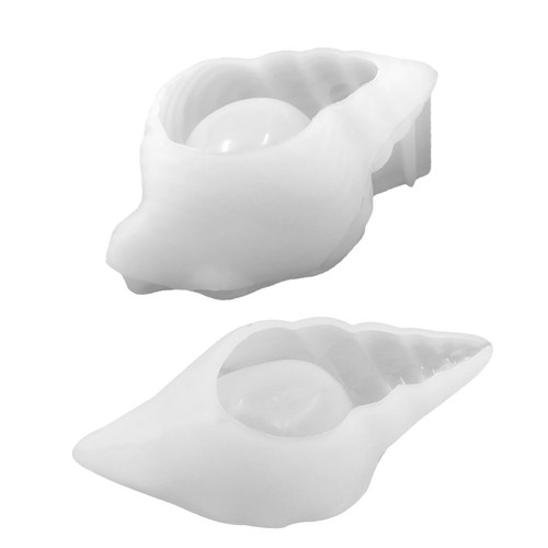 2 Pcs Seashell Mold Silicone Molds Small DIY Epoxy Casting Storage ...