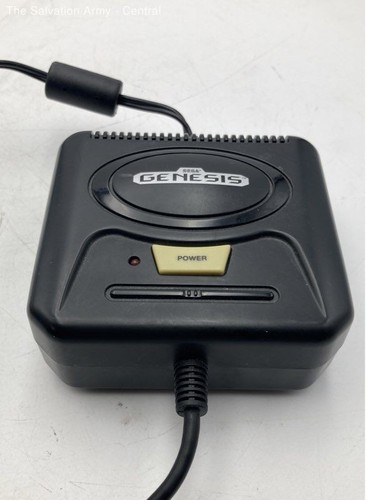 Sega Genesis Black Video Game Mini Console With Wired Blue Controller ...