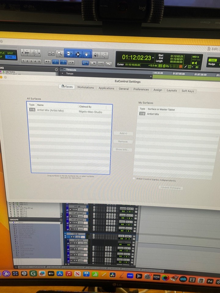 Euphonix MC MIX (Avid Artist MIX) | eBay UK