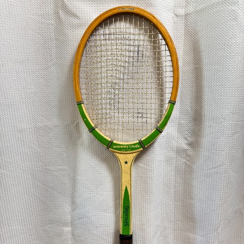Vintage Spalding Woodstar Racket Rosemary Casals Signature Wood Tennis ...