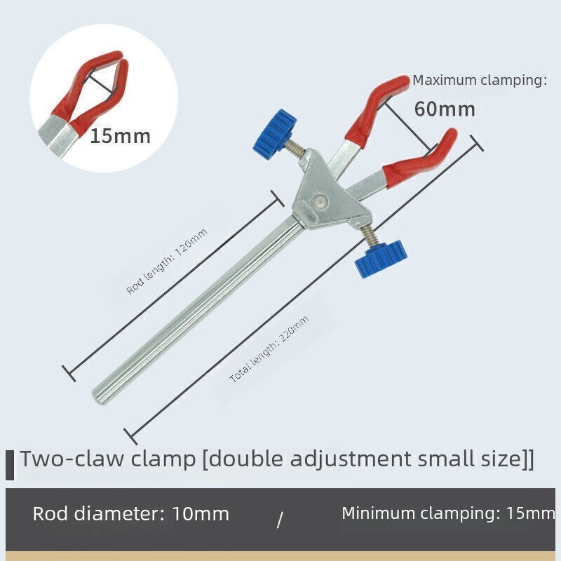 Lab Clamp: Four-Claw Clip, Stand Flask Condenser Holder, Chemistry ...