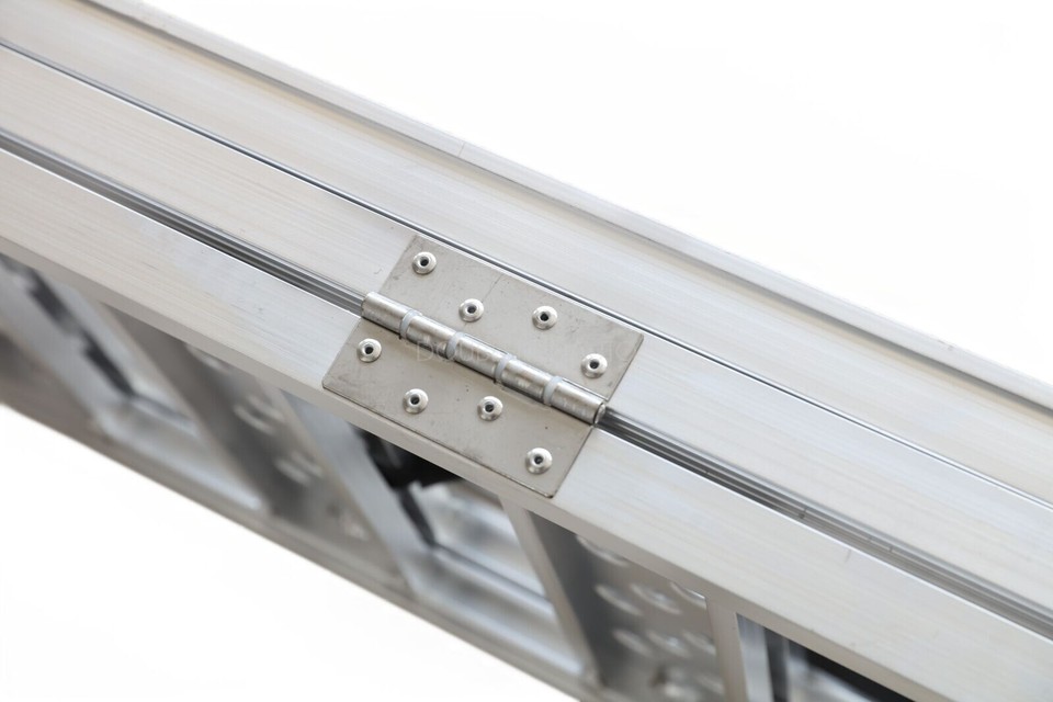 Aluminum Tri-Fold Ramp Heavy-Duty Truck Bed ATV Motorcycle Bike Loading ...