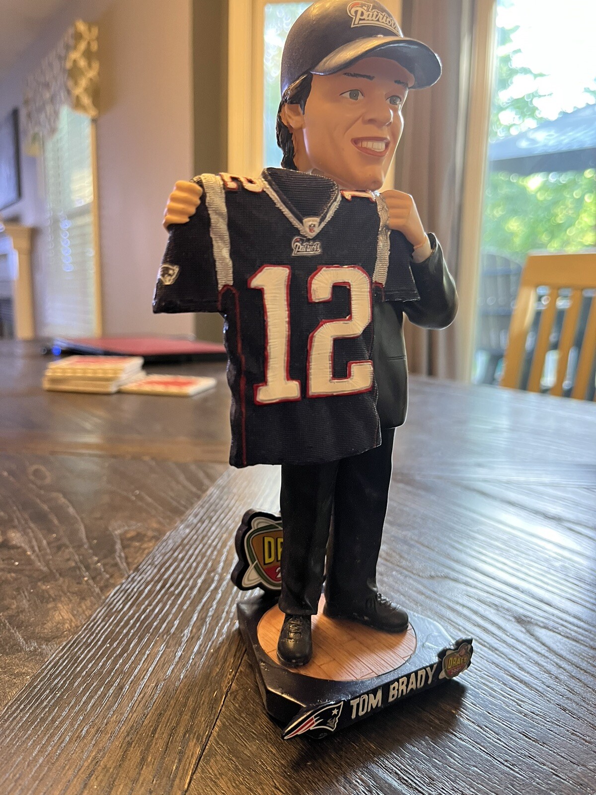 Tom Brady Draft Day Bobblehead- Rookie Goat Ultra Rare Mint. New ...