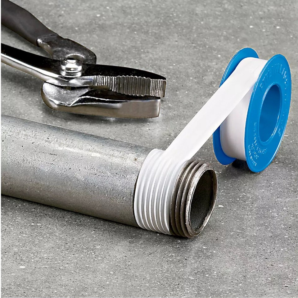 Teflon Tape PTFE Plumbers Tape Pipe Thread Seal Tape 3/4" x 520" | eBay
