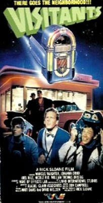 vhs Rick Sloane's The VISITANTS 1986 Marcus Vaughter Johanna Grika RARE ...