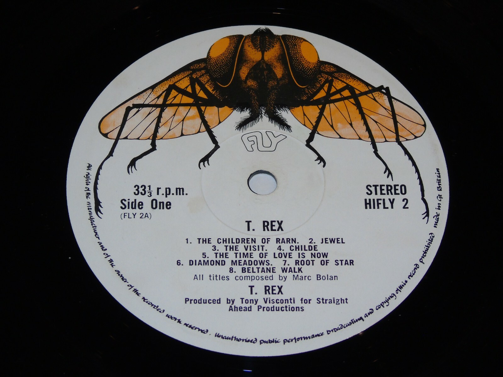 T-REX - T-Rex - 1970 UK 15-track vinyl LP - A 2U / B 1U Matrix | eBay