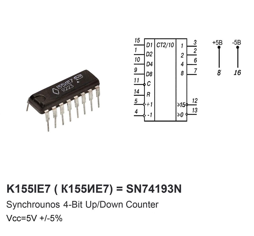K155 Series Soviet TTL ICs – SN7400N–SN74367N Clones – Select Any ...