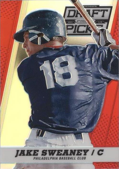 2013 Panini Prizm Perennial Draft Picks - Jake Sweaney #91 Red Prizm ...
