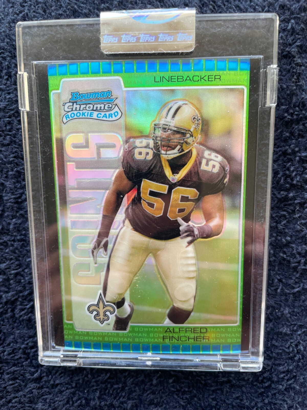 Alfred Fincher #190 - 2005 Bowman Chrome Football - Rookie Card ...