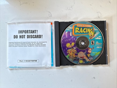Nickelodeon - Nicktoons Racing PC CD ROM Win 95/98/ME/XP New Sealed ...